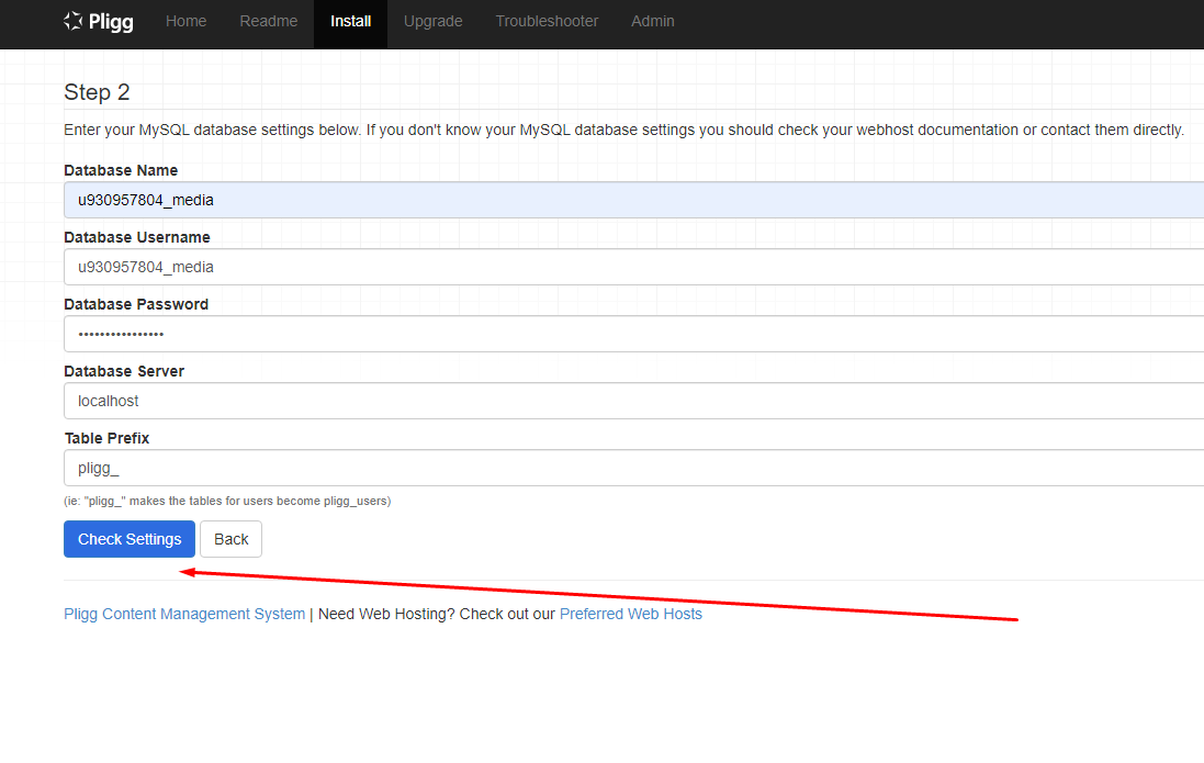 Step 3 Instal Blank Page · Issue #262 · Kliqqi-CMS/Kliqqi-CMS · GitHub