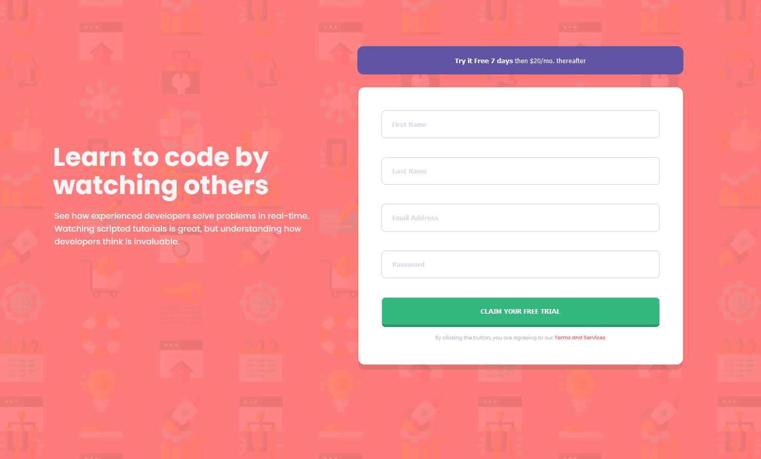 GitHub - T4R0TARO/introSignUpForm: Frontend Mentor Practice Project