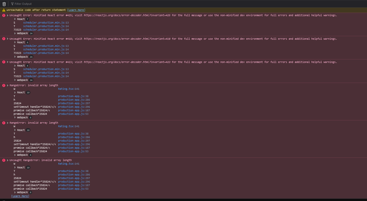 Floating point value in playground of `Rating` component crashes the site. · Issue #2762 ...