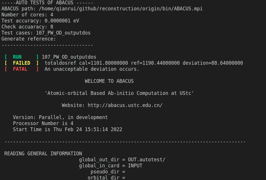 Bug for 107_PW_OD_outputdos · Issue #746 · deepmodeling/abacus-develop · GitHub