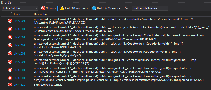 How do I link asmjit statically on Windows? · Issue #20936 · microsoft/vcpkg · GitHub