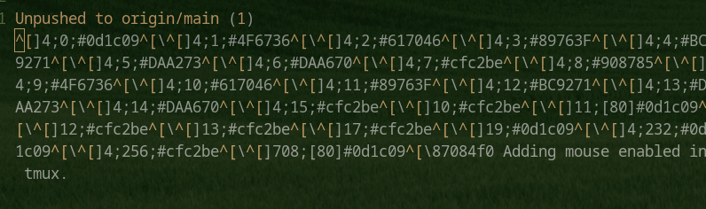 Weird Characters In Gstatus View · Issue 1718 · Tpope Vim Fugitive · Github