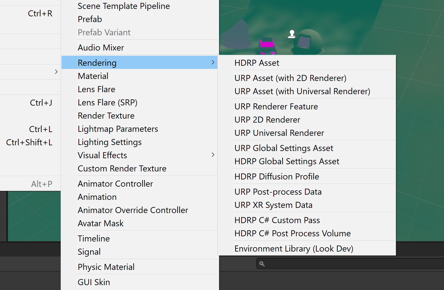 Fix the order of the Assets > Create > Rendering by alex-vazquez · Pull Request #4843 · Unity ...