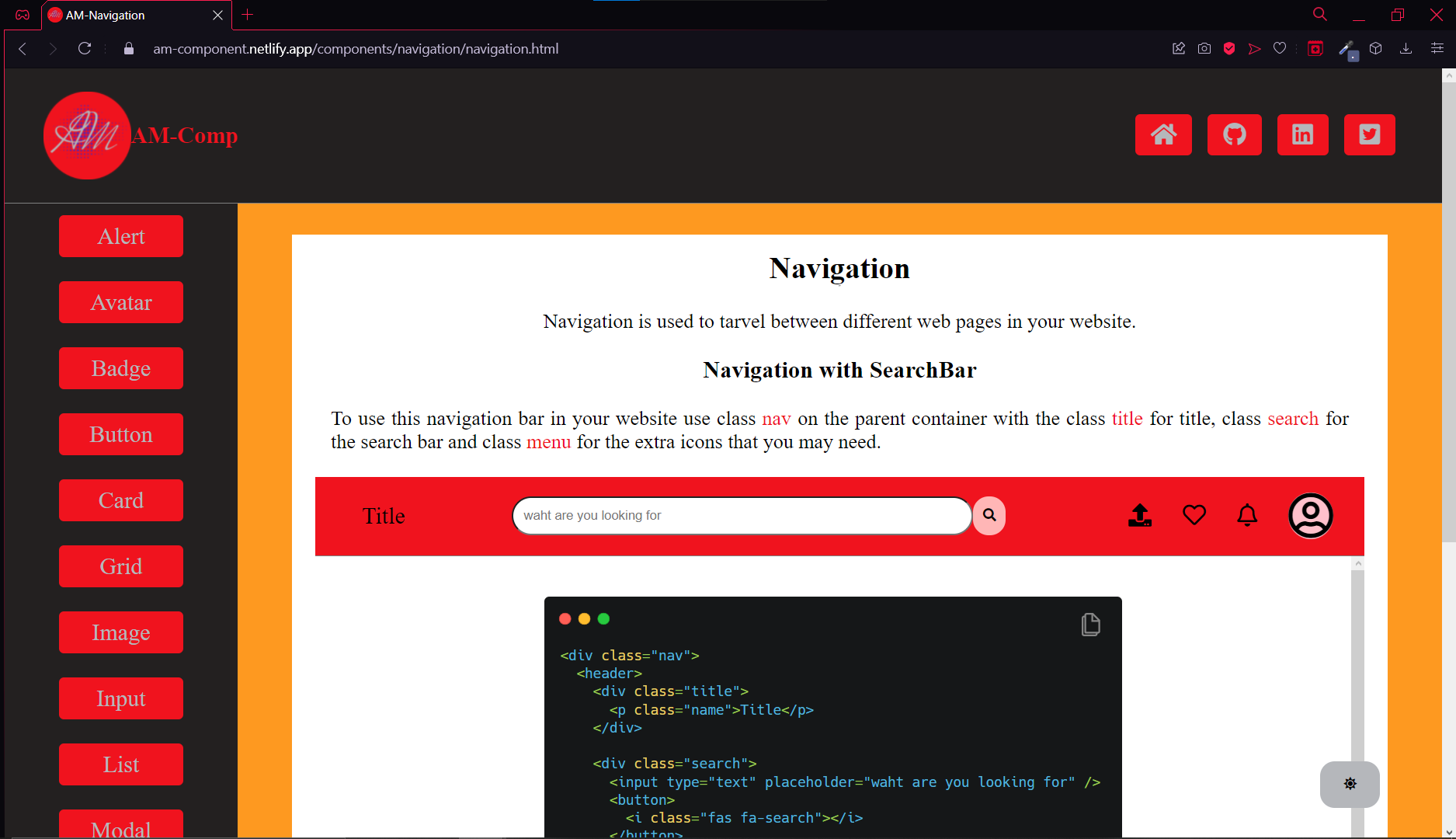 GitHub - AmishMishra11/AM-Comp: Component liberary by Amish Mishra