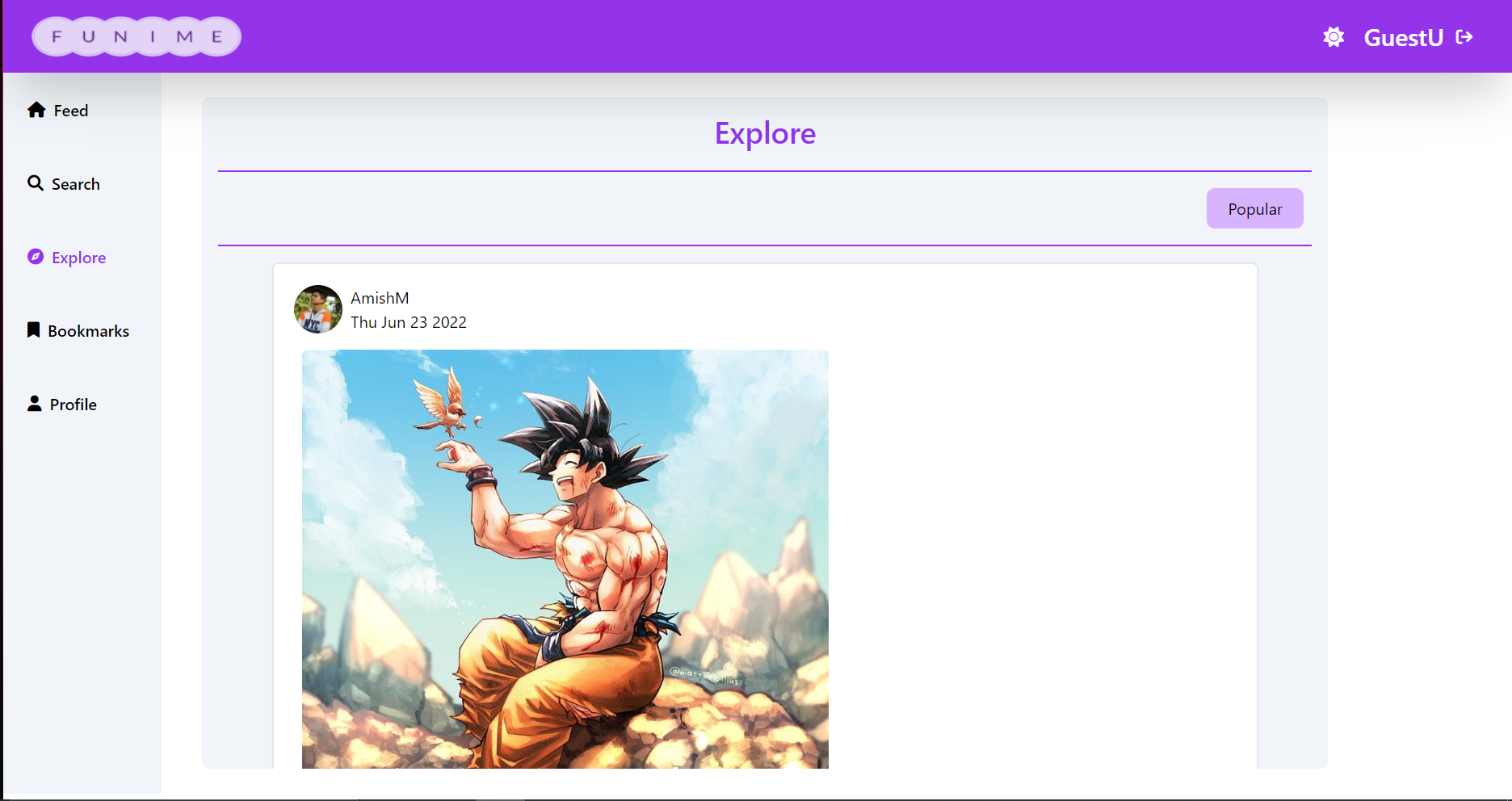 GitHub - AmishMishra11/funime: Social Media app