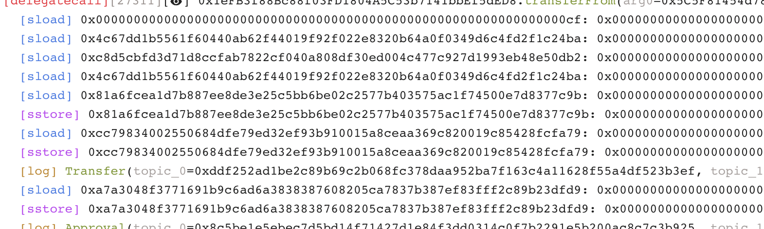 A New Level Of Verbosity That Shows Sstores And Sloads In Trace · Issue 5616 · Foundry Rs