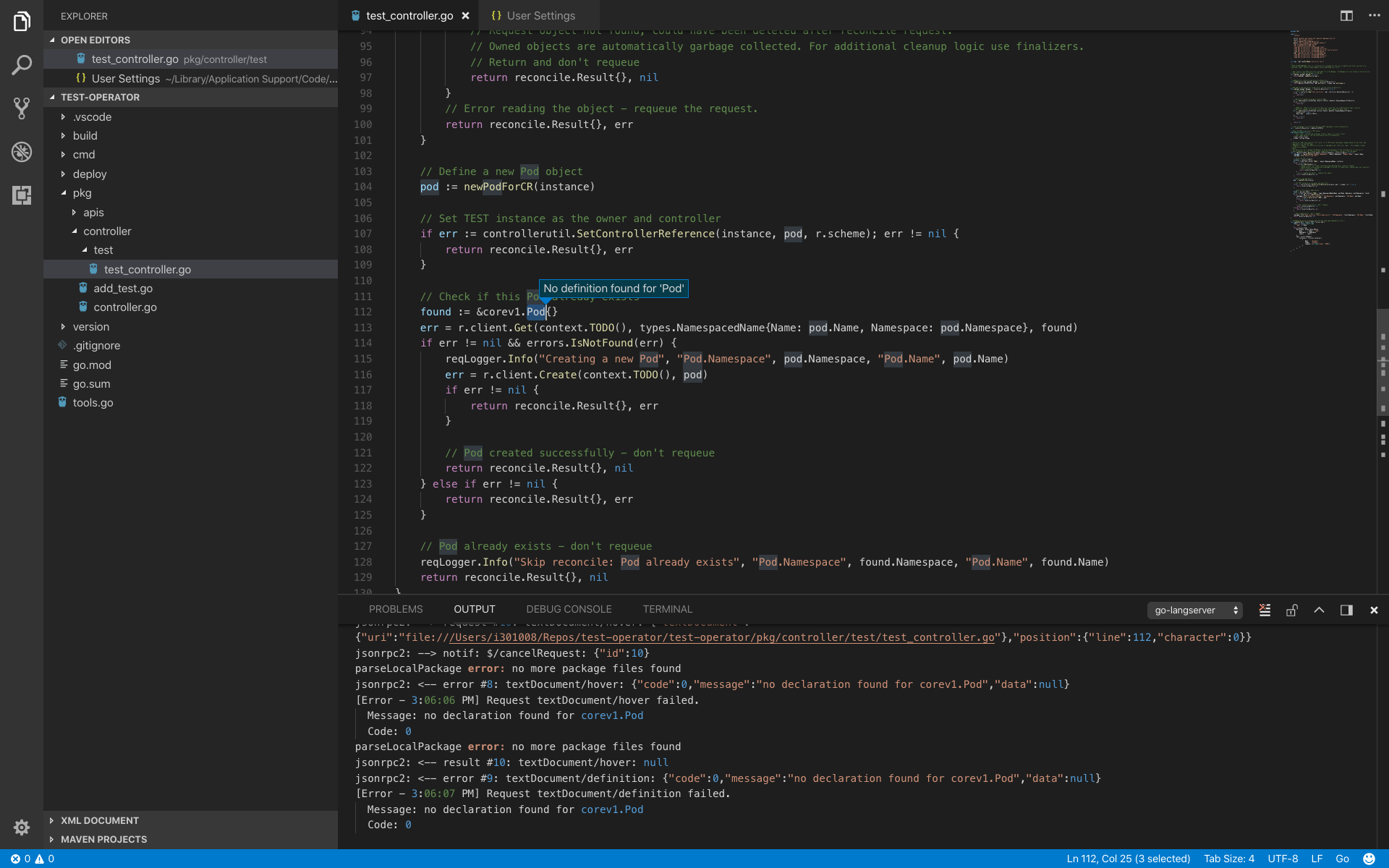 Go to definition and signature help don't work · Issue #3013 · microsoft/vscode-go · GitHub
