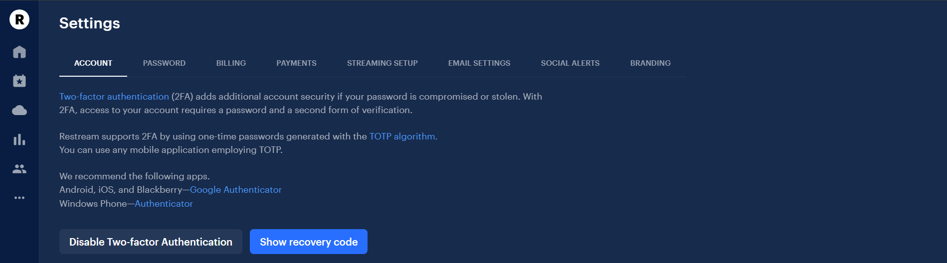 Icon request: Restream · Issue #797 · aegis-icons/aegis-icons · GitHub
