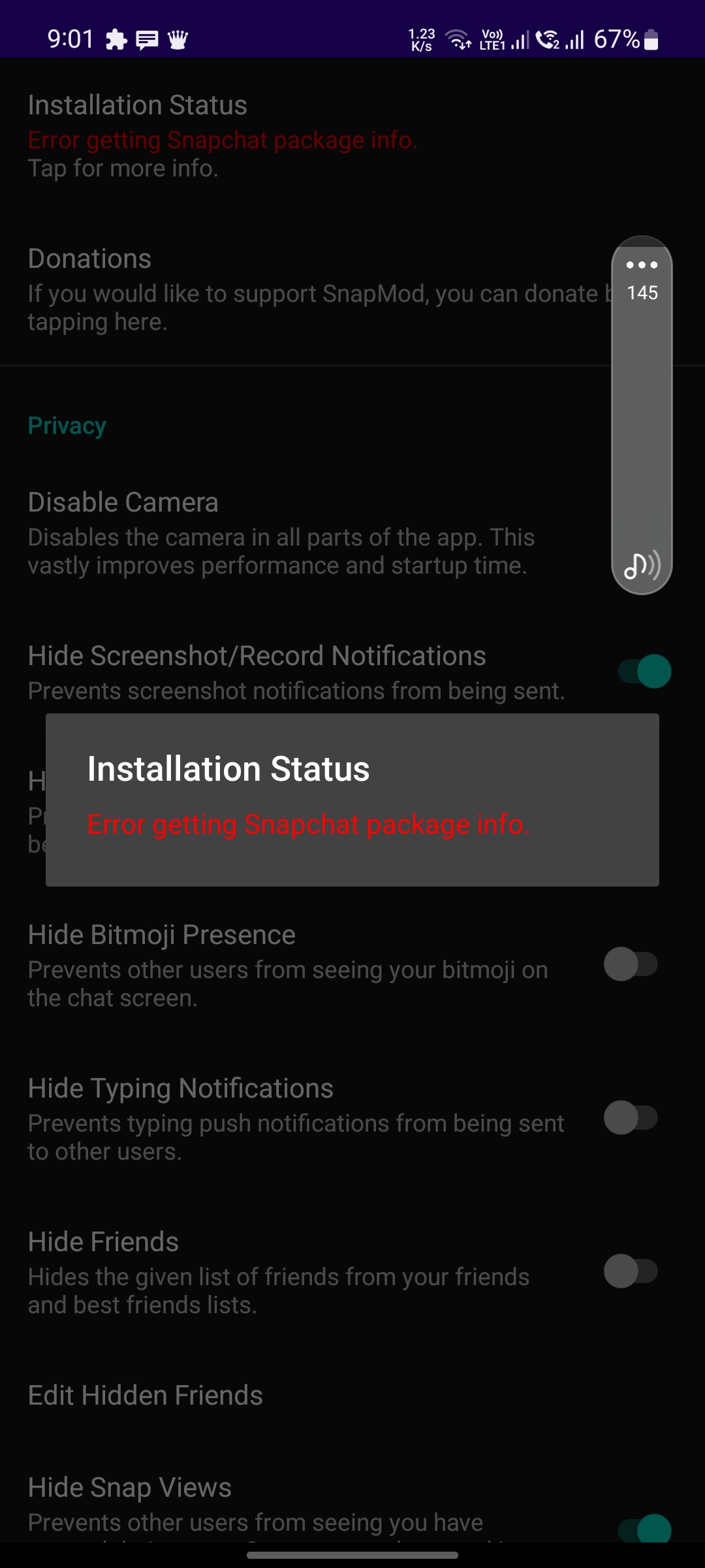 Fails to get snapchat package info · Issue #259 · rodit/SnapMod · GitHub