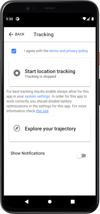 Start stop tracking UI behaviour broken · Issue #213 · sitcomlab ...