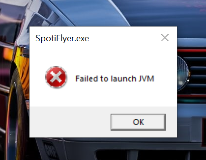 [BUG] : "Failed to launch JVM" · Issue #1377 · Shabinder/SpotiFlyer · GitHub