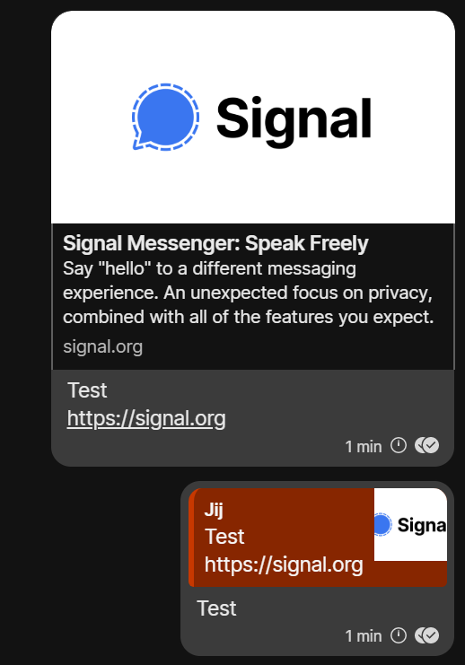 Quoting message with link preview and text result in blank space ...