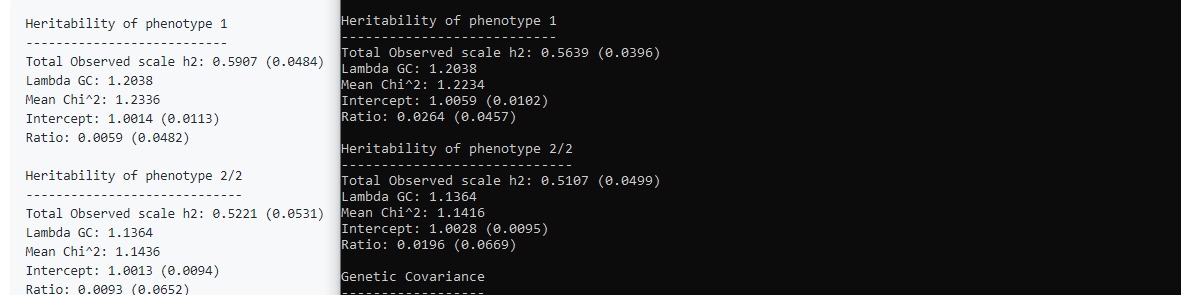 Little variations in intercept value · Issue #280 · bulik/ldsc · GitHub