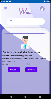 GitHub - Demiana-Essam/Walli-Project-Mobile-App: A Vezeeta-like application that let's you book ...