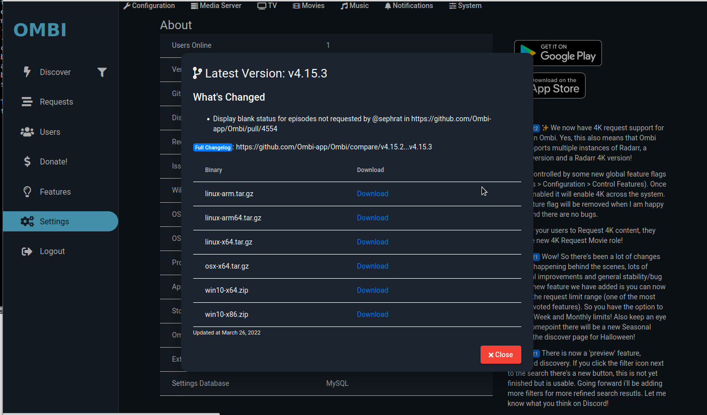 Apt Repo Not Updated · Issue 4559 · Ombi App Ombi · Github