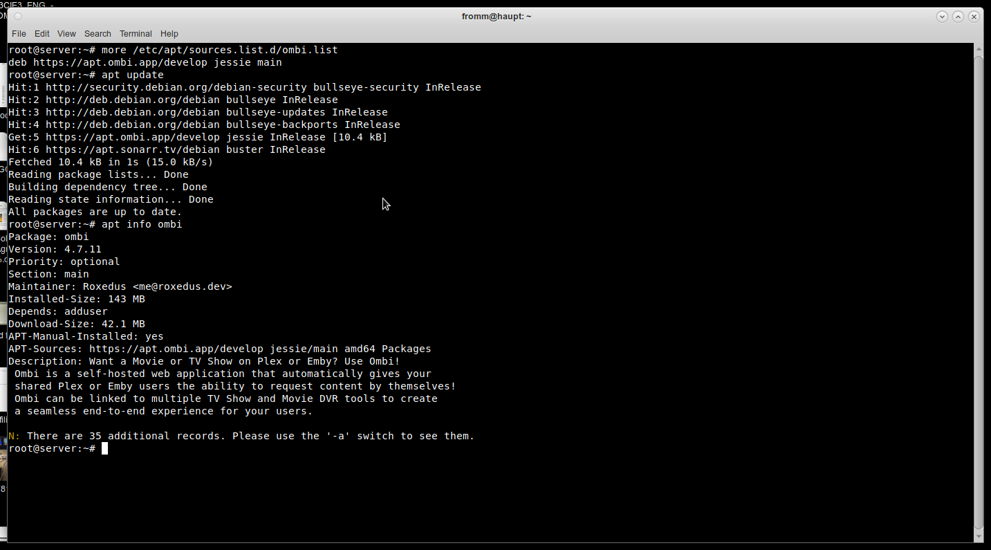 Apt Repo Not Updated · Issue 4559 · Ombi App Ombi · Github