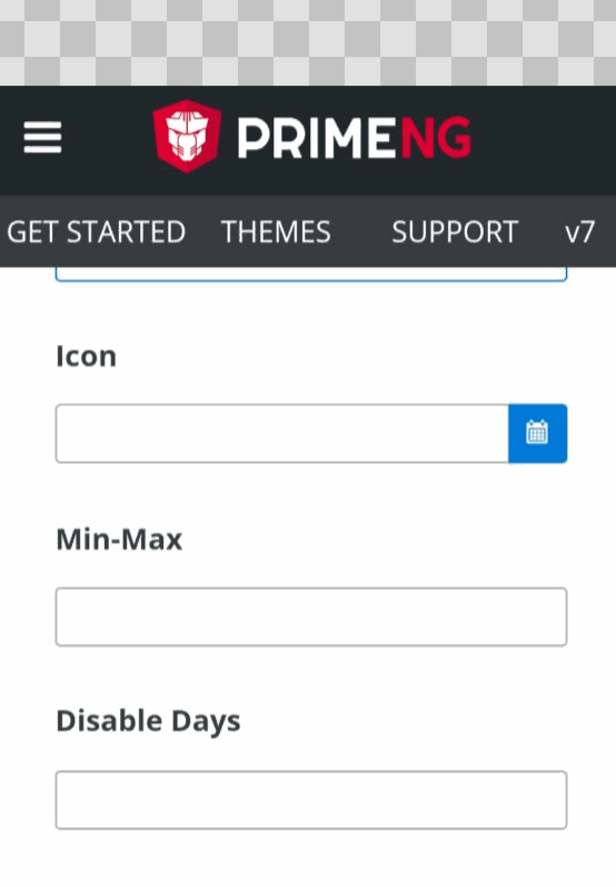 Calendar showing over input on Mobile Devices · Issue #7329 · primefaces/primeng · GitHub