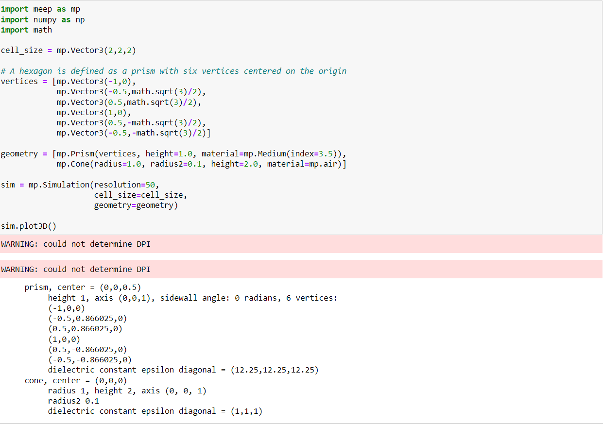 Plot3D on WSL/jupyter · NanoComp meep · Discussion #2424 · GitHub