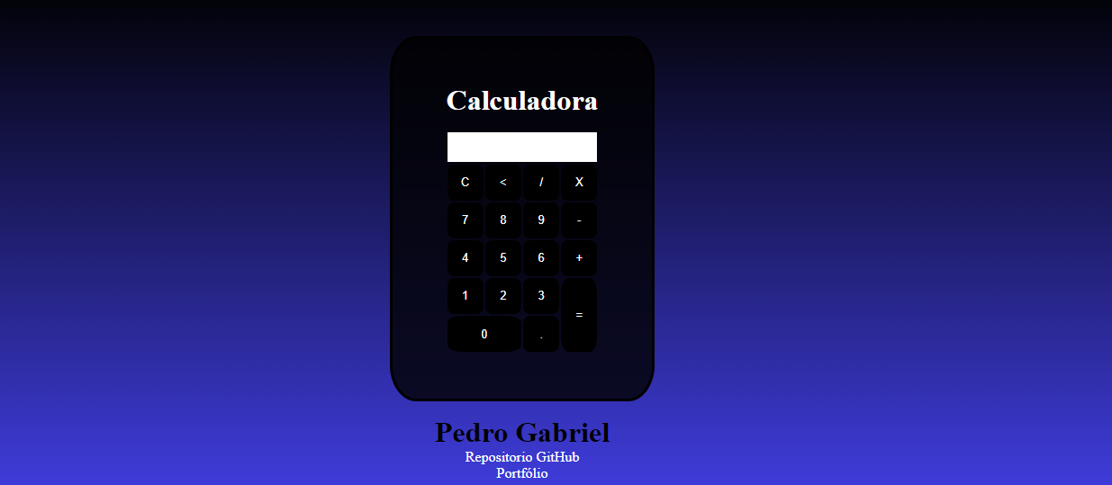 GitHub - pedrogles/calculadora-javascript: Calculadora simples utilizando HTML/CSS e JavaScript.