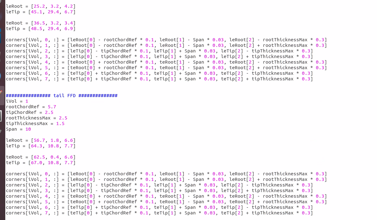 Free Form Deformation DAFOAM · mdolab dafoam · Discussion #85 · GitHub