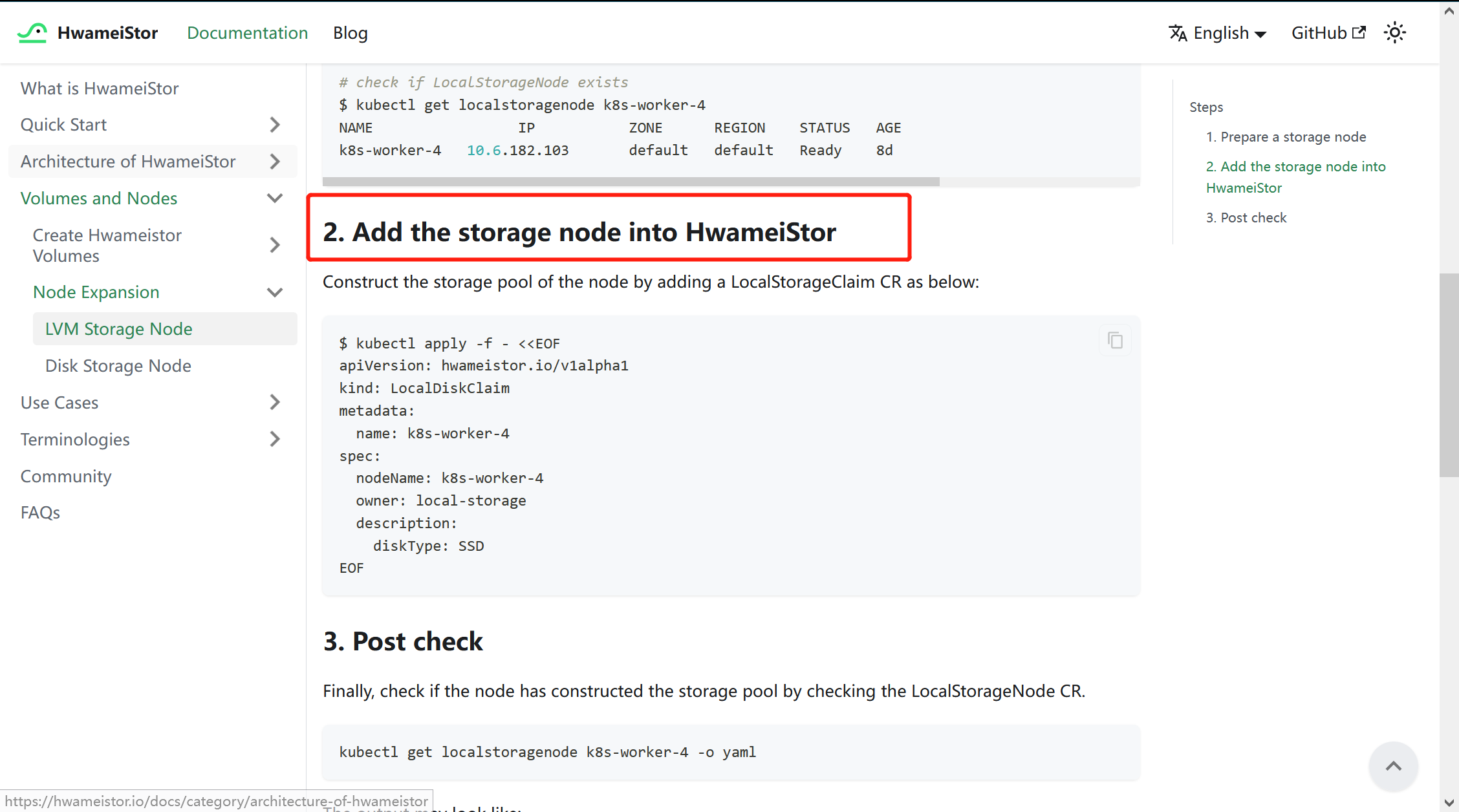 [doc]The description of Node Expansion needs to be optimized · Issue #1000 · hwameistor ...