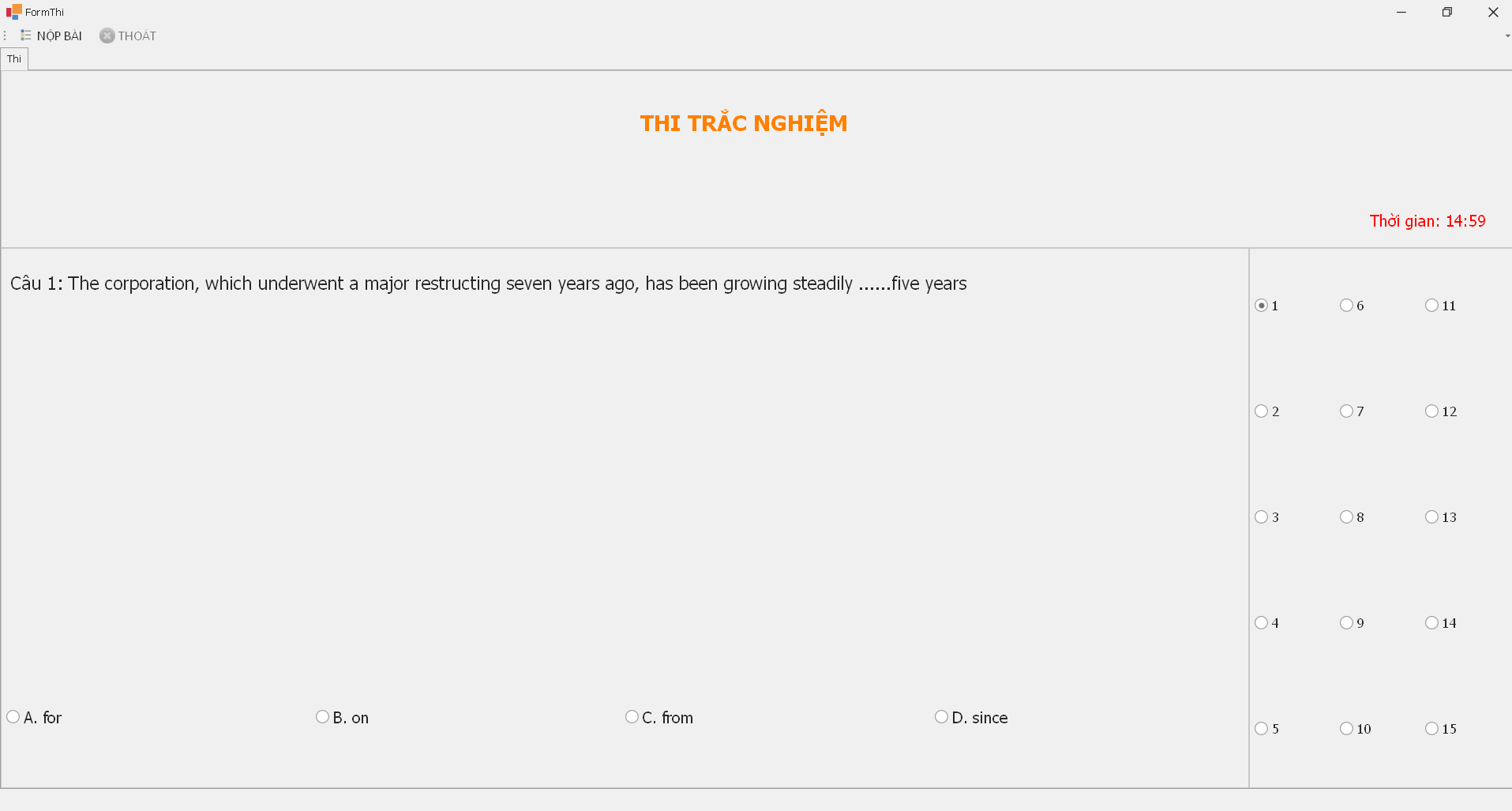 GitHub - dovannamdev/Multiple-choice-Exam