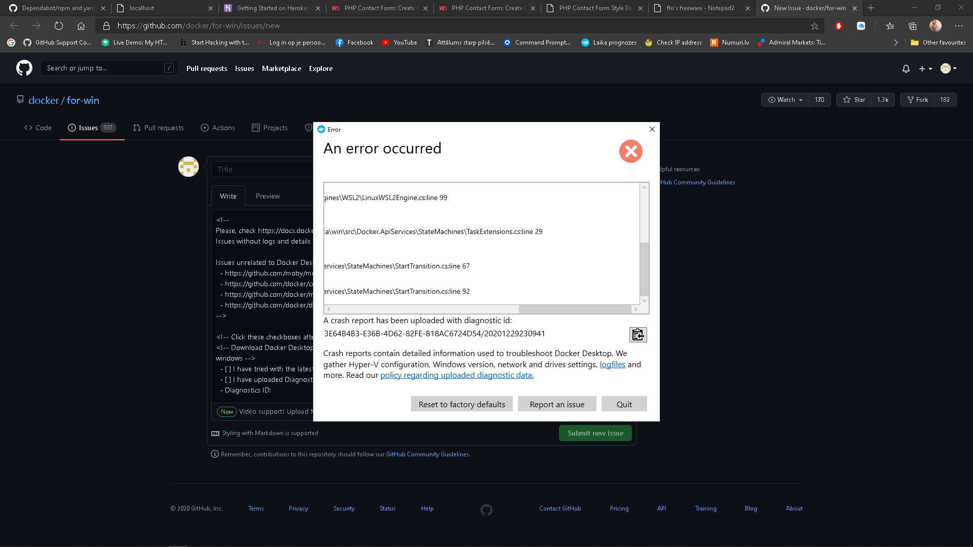 Error trought the launch of Docker Desktop... · Issue #9959 · docker/for-win · GitHub