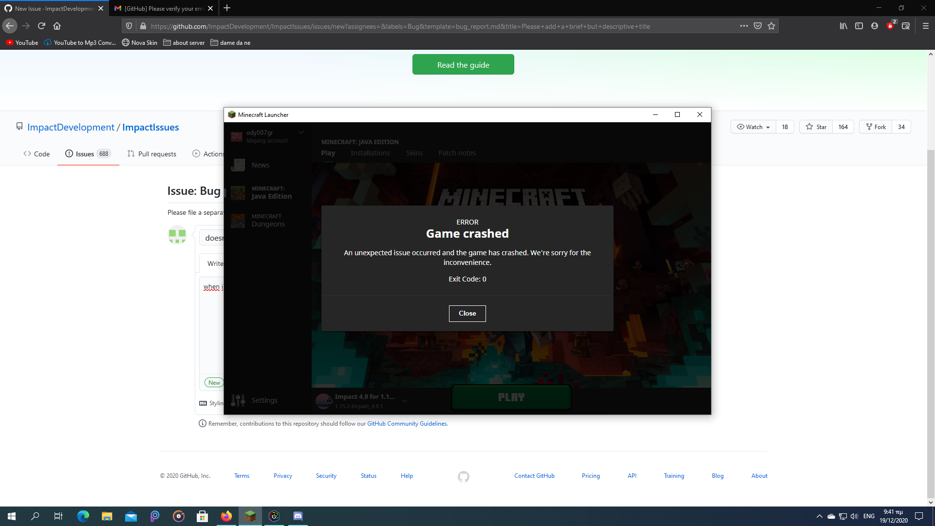 doesnt even load · Issue #2782 · ImpactDevelopment/ImpactIssues · GitHub