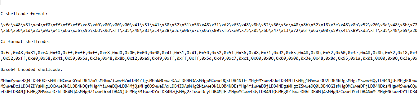 GitHub - Offensive-Panda/SHELLCODE_FORMATS_COVERTOR: This scirpt will convert you binary form ...