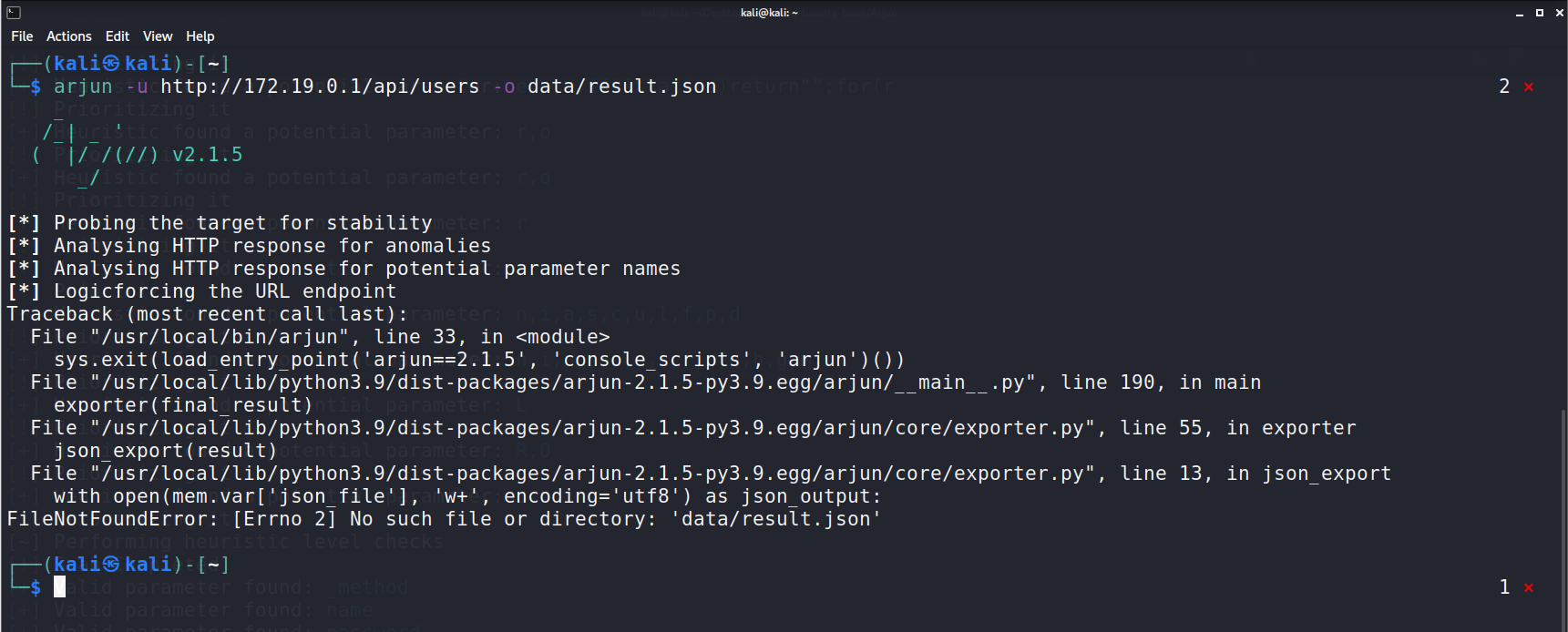 what is a wrong? · Issue #161 · s0md3v/Arjun · GitHub