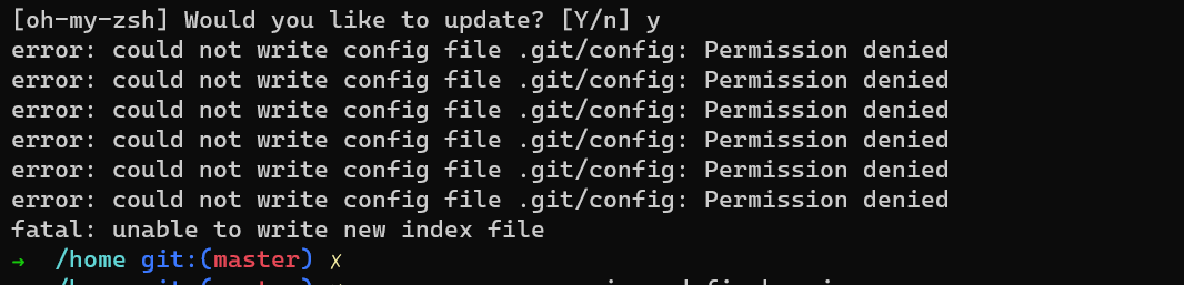 Error Could Not Write Config File Gitconfig Permission Denied 5534