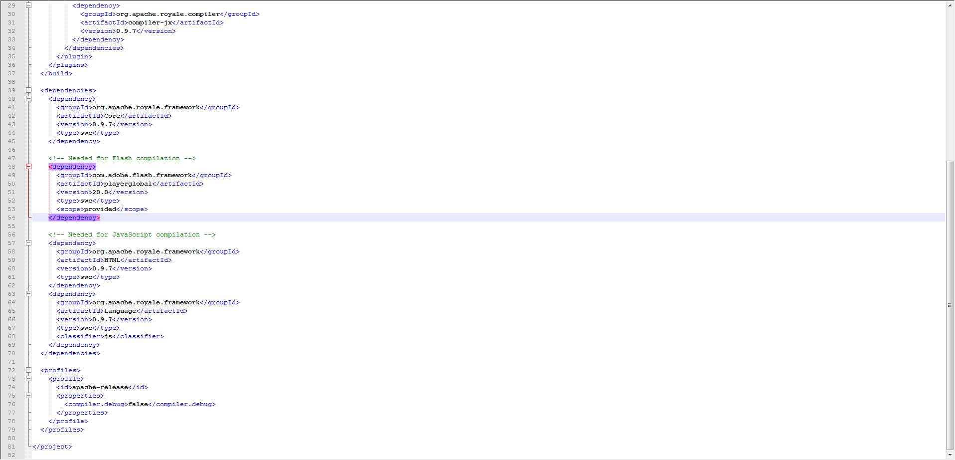Create Royale project with Maven · Issue #928 · apache/royale-asjs · GitHub