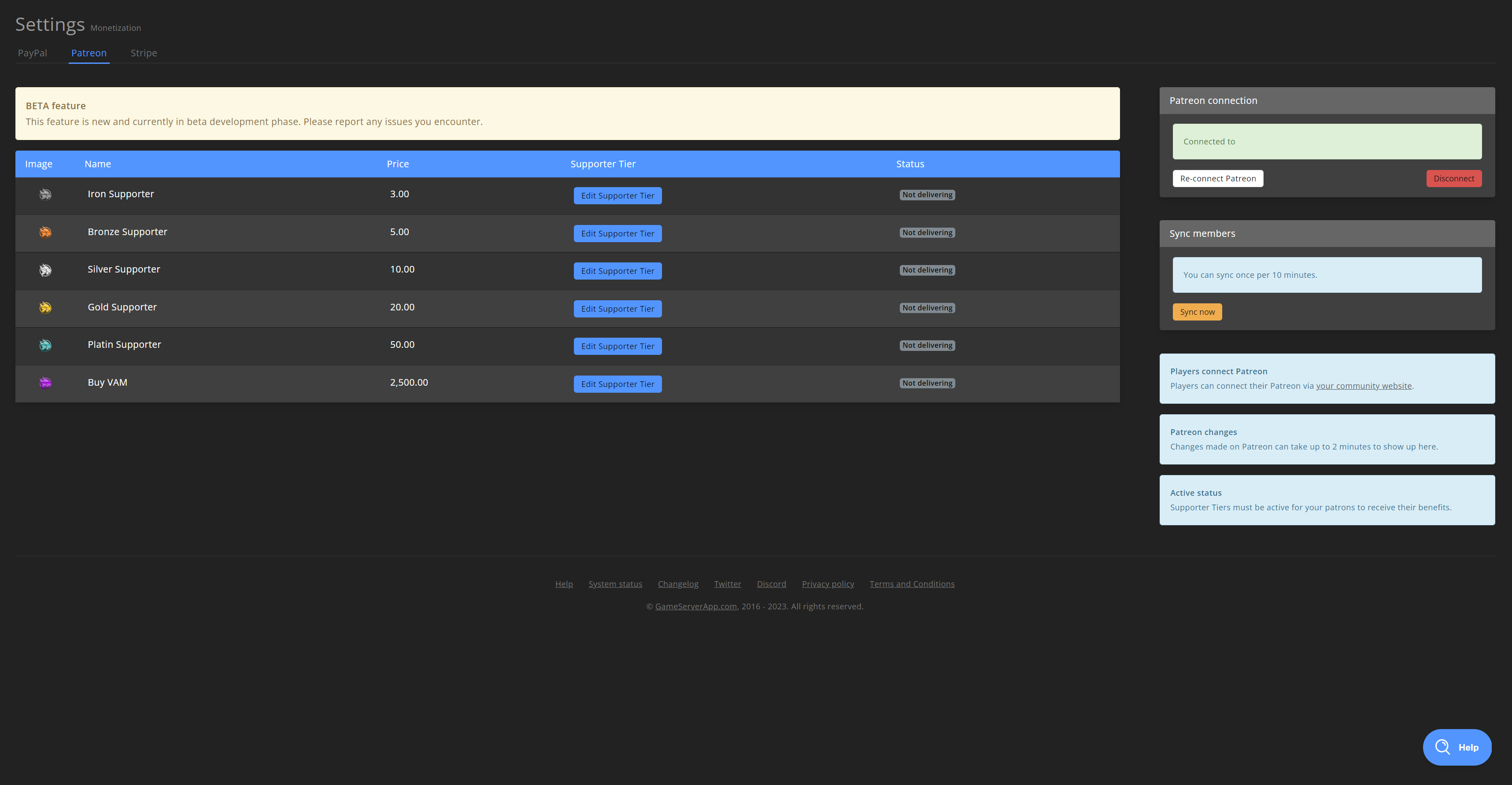 Patreon Error Gateway Field Required · Issue #328 · gameserverapp/Platform · GitHub