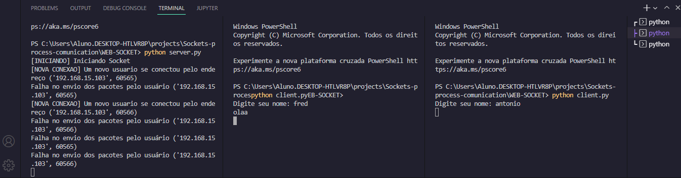GitHub - paulomatos777/Sockets-process-comunication: Projeto que vai ...