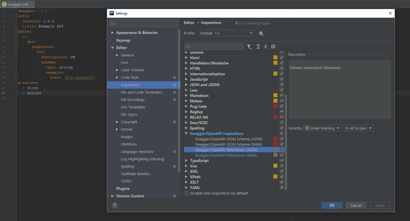 Swagger/OpenAPI Inspections not respecting user-provided severity levels · Issue #257 · zalando ...