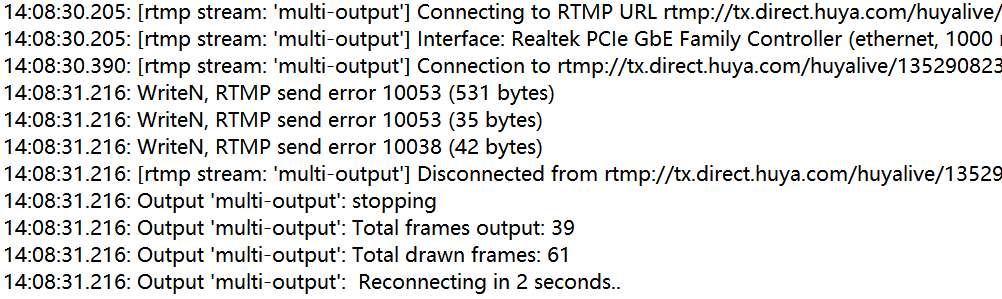 OBS异常断流重连，求解决 · Issue #144 · sorayuki/obs-multi-rtmp · GitHub