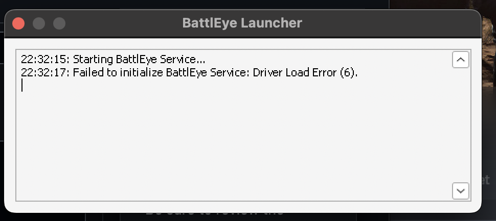 [Bug]: PUBG - Failed to initialize BattleEye Service: Driver Load Error (6) · Issue #559 ...