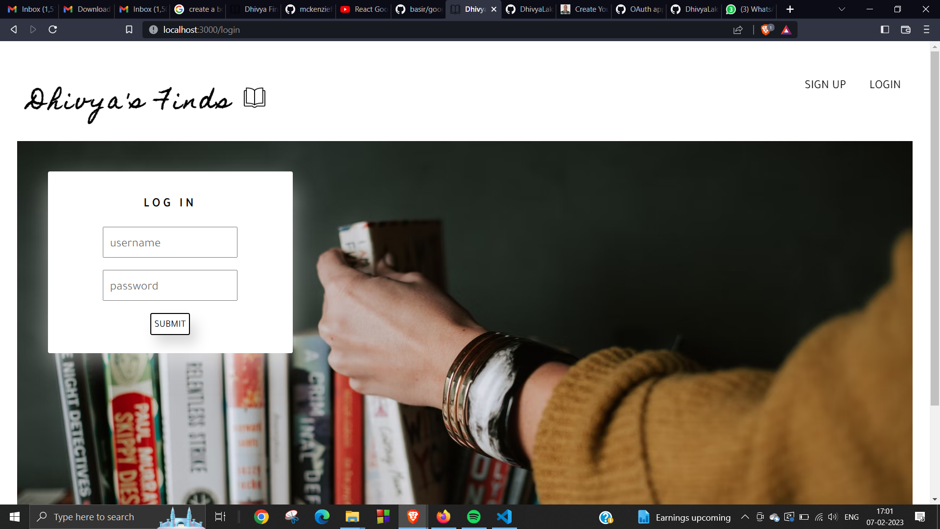 GitHub - DhivyaLakshmi10/BOOK_CLUB_FOXSENSE: A book club app created for the foxsense hackathon