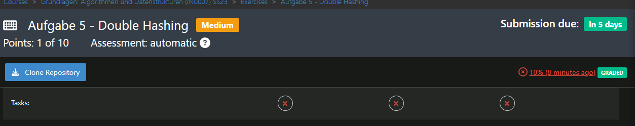 Starting exercise twice (interlaced) leads to submission · Issue #6680 · ls1intum/Artemis · GitHub