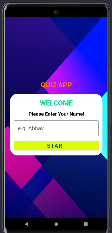 Github Abhay2807 Quizapp Quiz