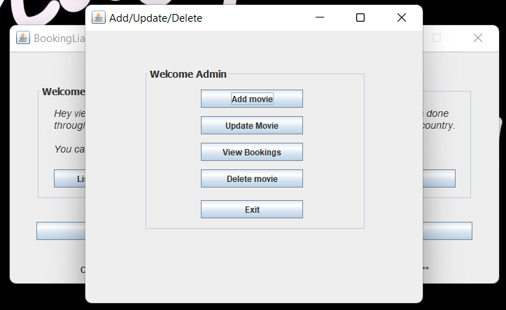 GitHub - amalprakash5/BookingLia: GUI based movie ticket booking system