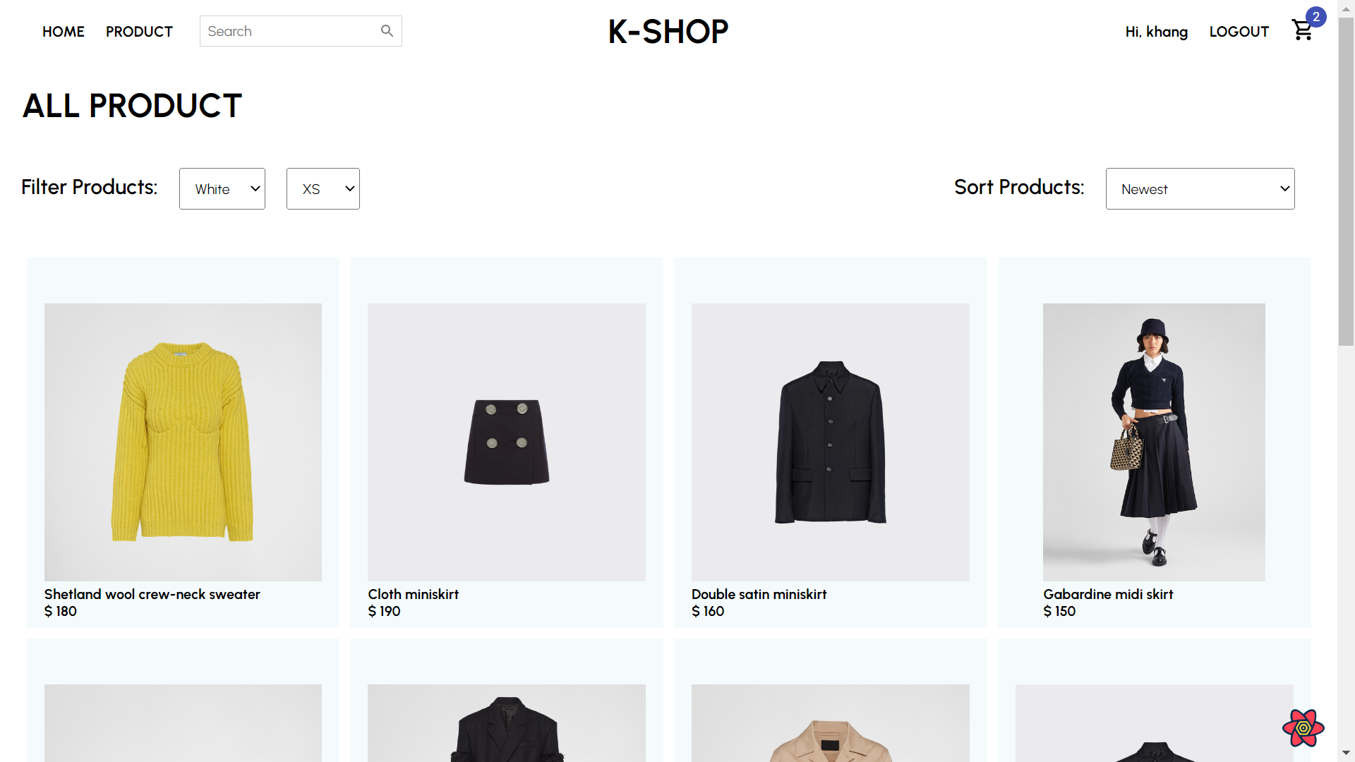 GitHub - nguyenduykhanghuflit/MERN-ECOMMERCE-BASIC: Build an e-commerce website using ReactJS ...