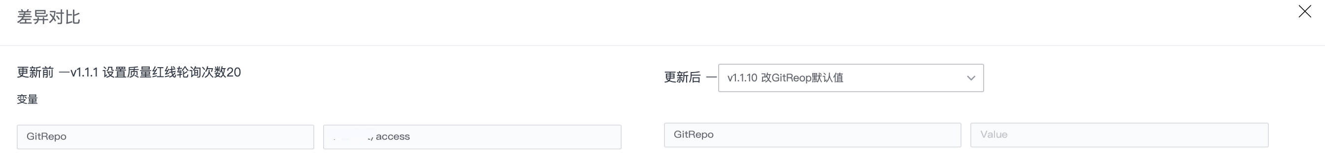 支持模板实例差异对比高亮显示 · Issue 3812 · Tencentbluekingbk Ci · Github 1887