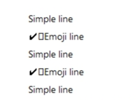 Problem with emoji icons, for example ☕️ ☕️ ☕️ ☕️ · Issue #2913 ...