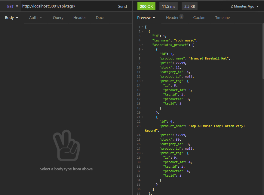 GitHub - sethvance26/E-Commerce-Back-End