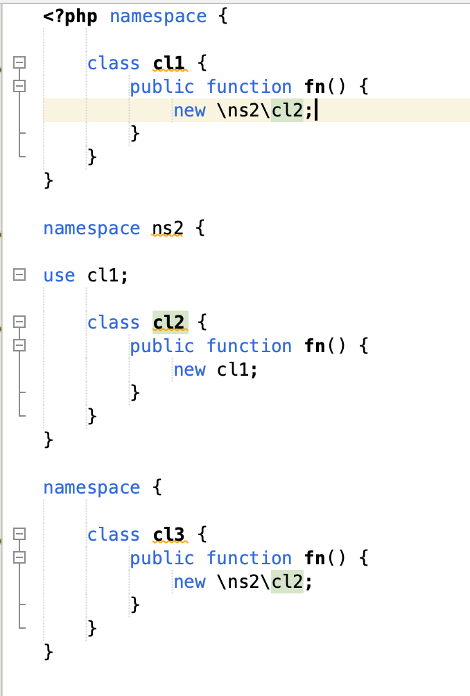PHP Fix Imports issues with namespace/use placing · Issue #5578 · apache/netbeans · GitHub