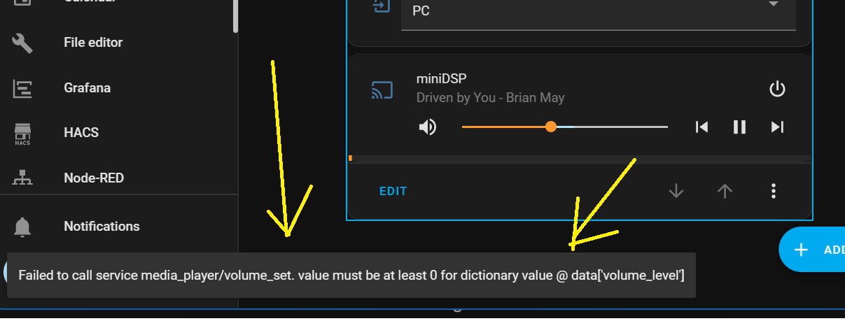 Negative volume values · Issue #723 · kalkih/mini-media-player · GitHub