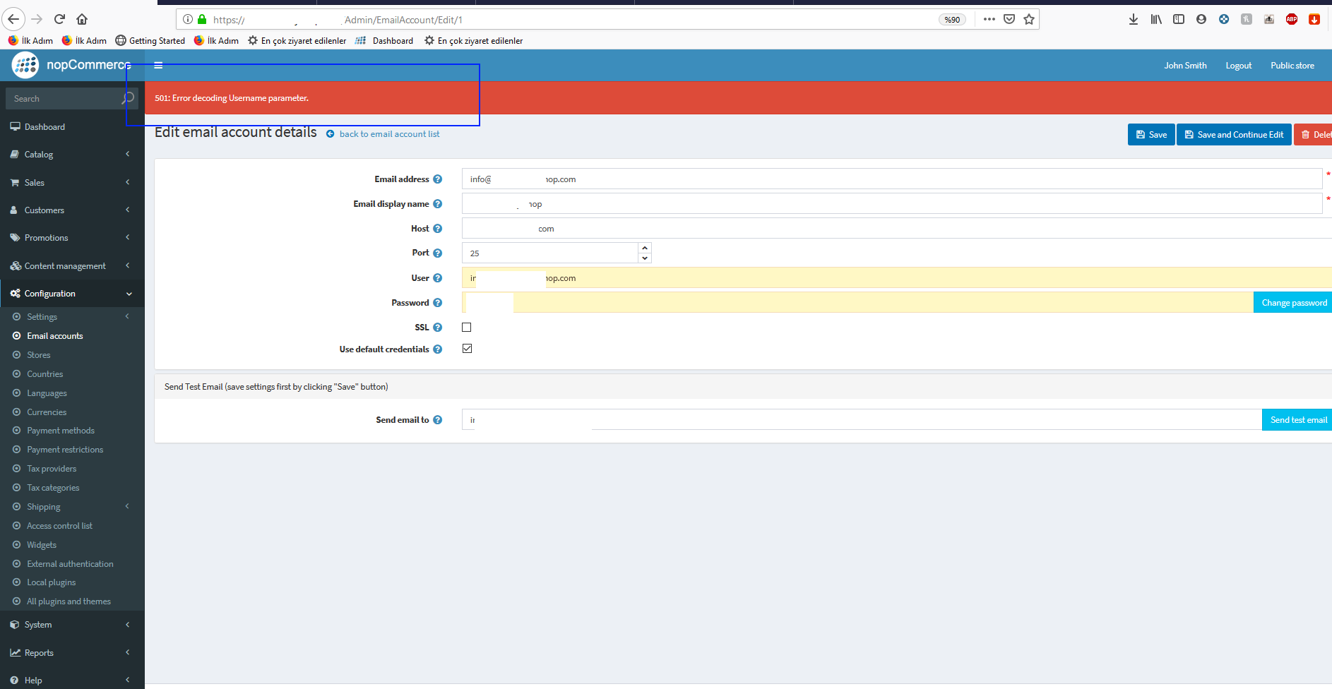 501: Error decoding Username parameter. · Issue #4063 · nopSolutions/nopCommerce · GitHub