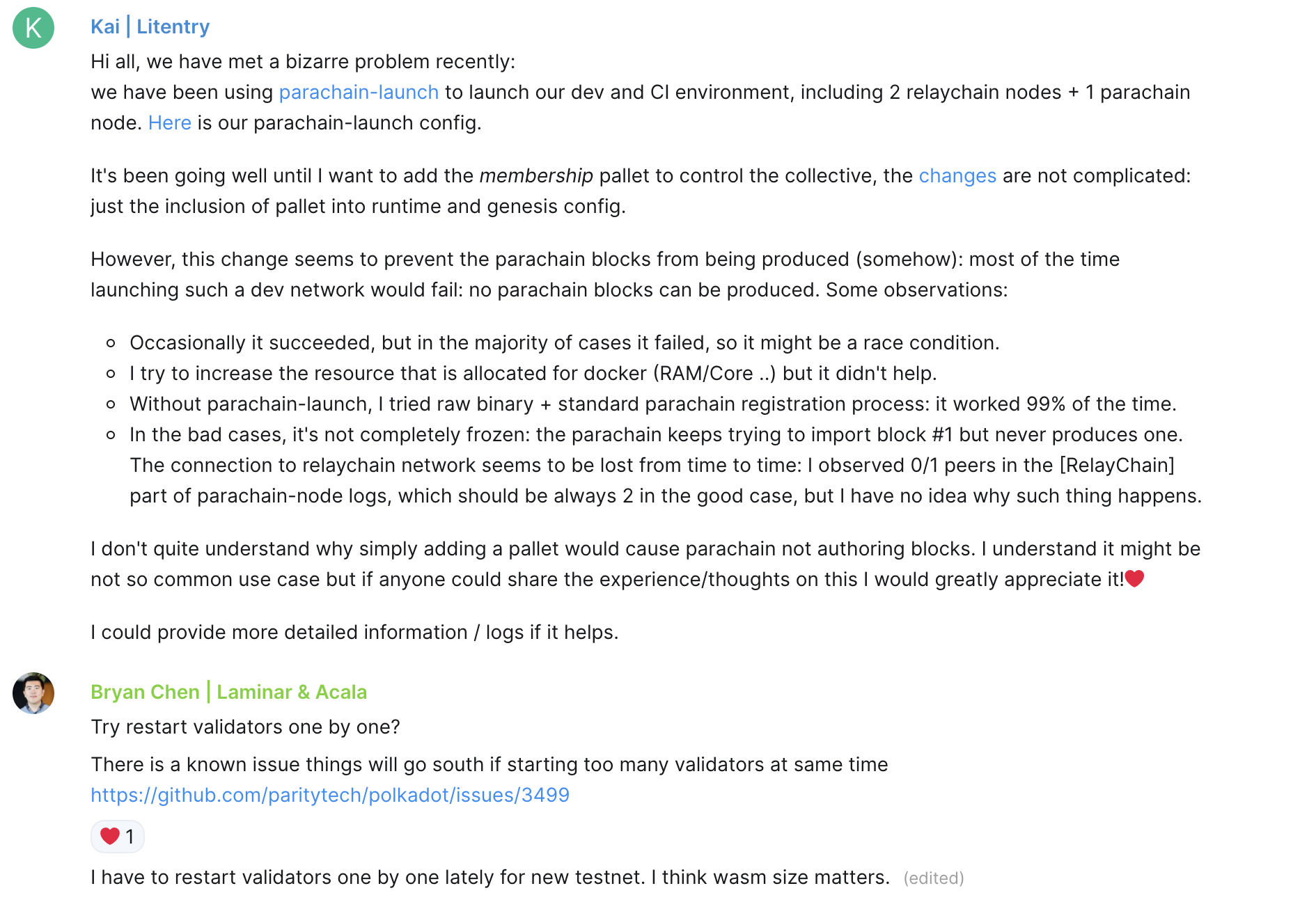 Restart mechanism to fix parachain block production in CI · Issue #187 · litentry/heima · GitHub