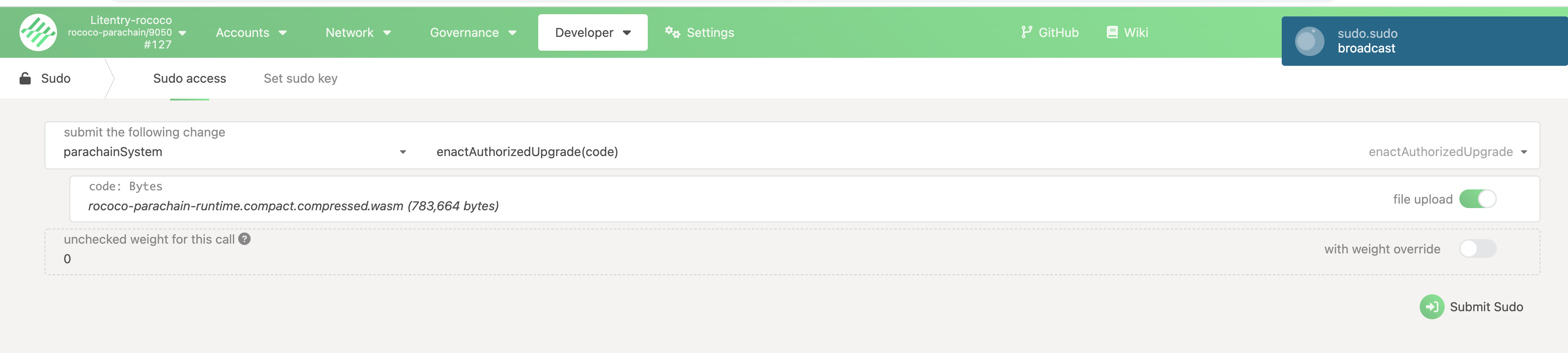 Runtime upgrade on rococo fails · Issue #544 · litentry/heima · GitHub